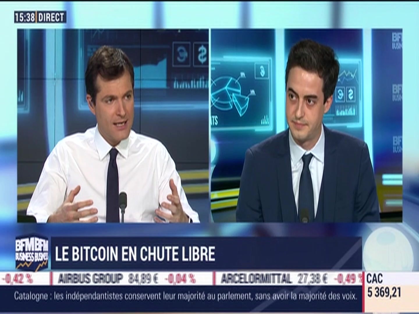 Les tendances sur les marchés : Le bitcoin en chute libre - 22/12 - BFM ...
